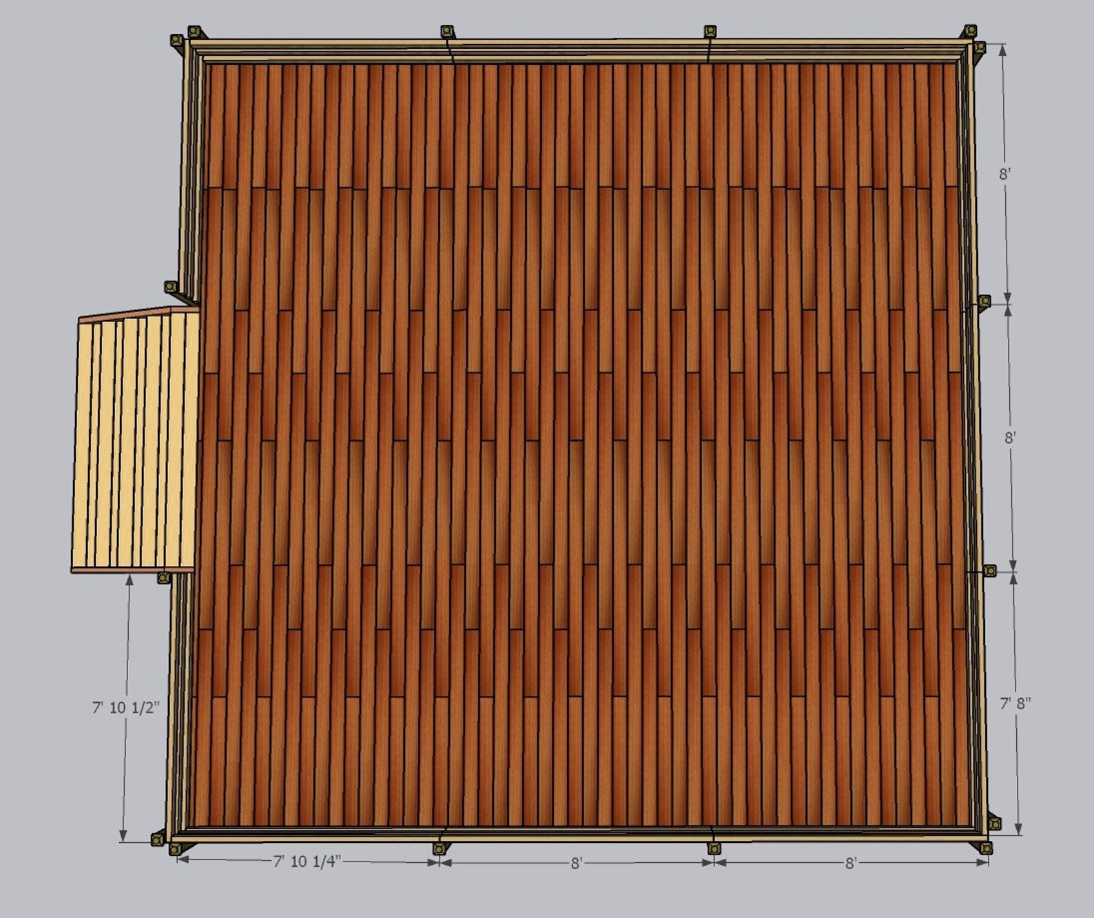 24x24 DIY Deck for 6M, 5M, 4M Bell Tent - Etsy