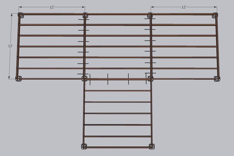 12x36 W 12x12 Extension Platform DIY Building Instructions - Etsy