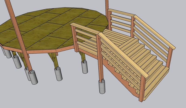 5m Geodesic Dome Deck Design DIY Building Instructions - Etsy
