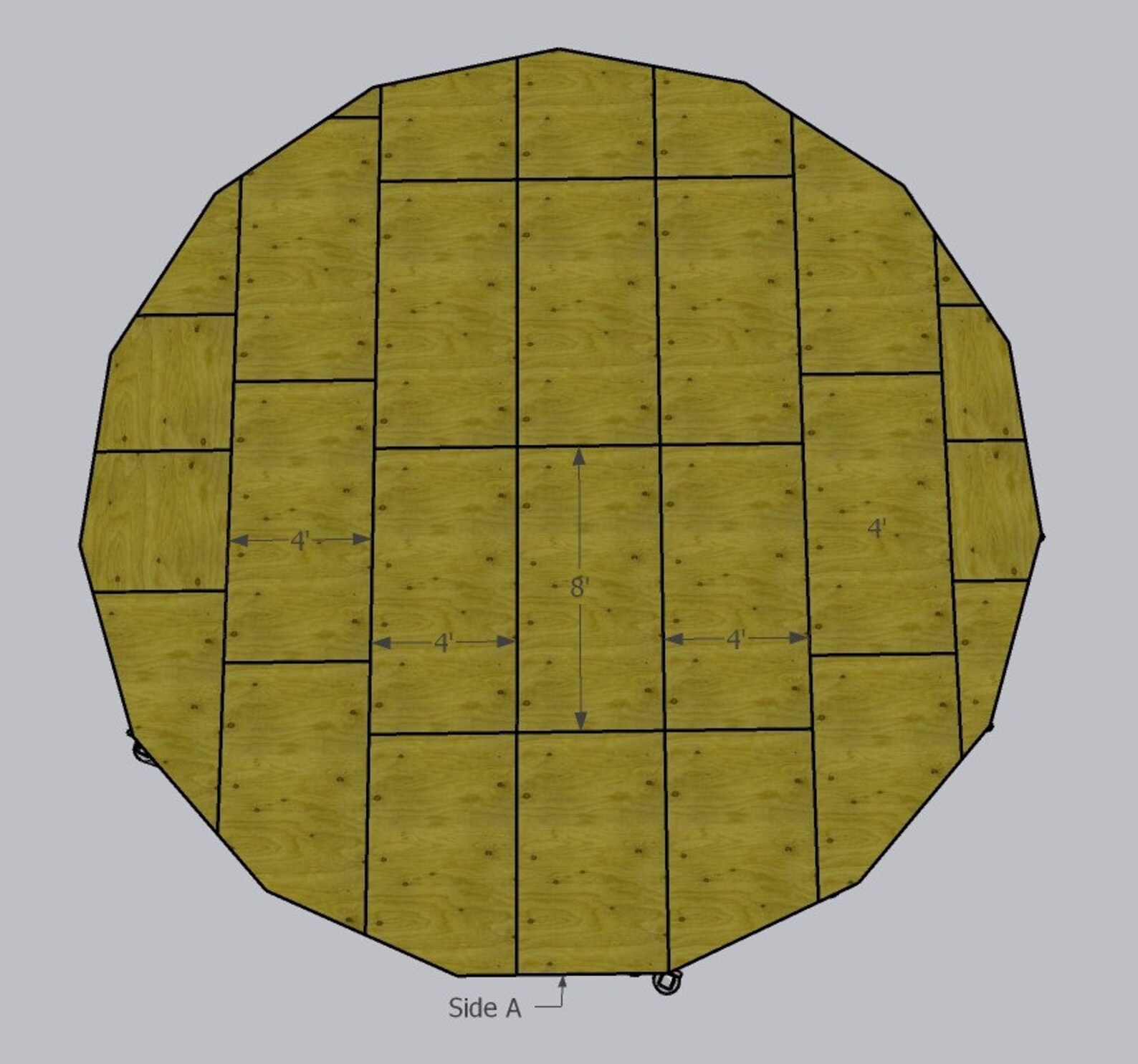 8M Geodesic Dome DIY Deck Building Instructions W Materials and Cut ...