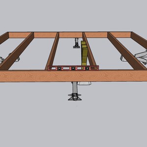 20x20 Square Deck Plans for 4M or 5M Bell Tent DIY Building ...
