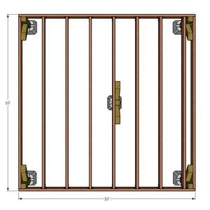 10x10 DIY Deck Plans With Tools, Materials and Cut List - Etsy
