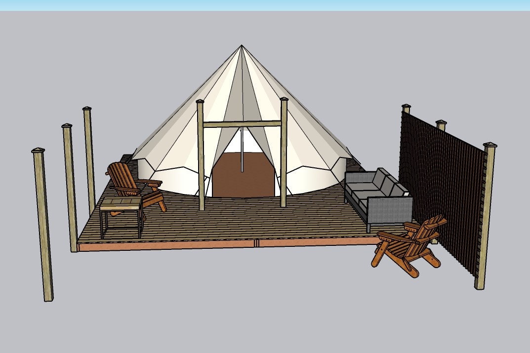 20'x25' Platform Building Instructions W Materials and Cut List for DIY ...