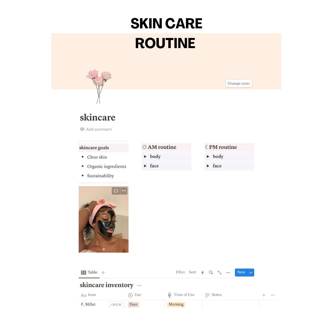 Glow up Notion Templates - Etsy