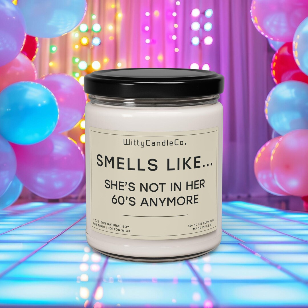 70th Birthday Scented Candle She Gift Funny 70 Years Old Milestone ...