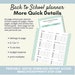 Back to School Planner Printable, 44 Pages of Supply Lists, Budget ...
