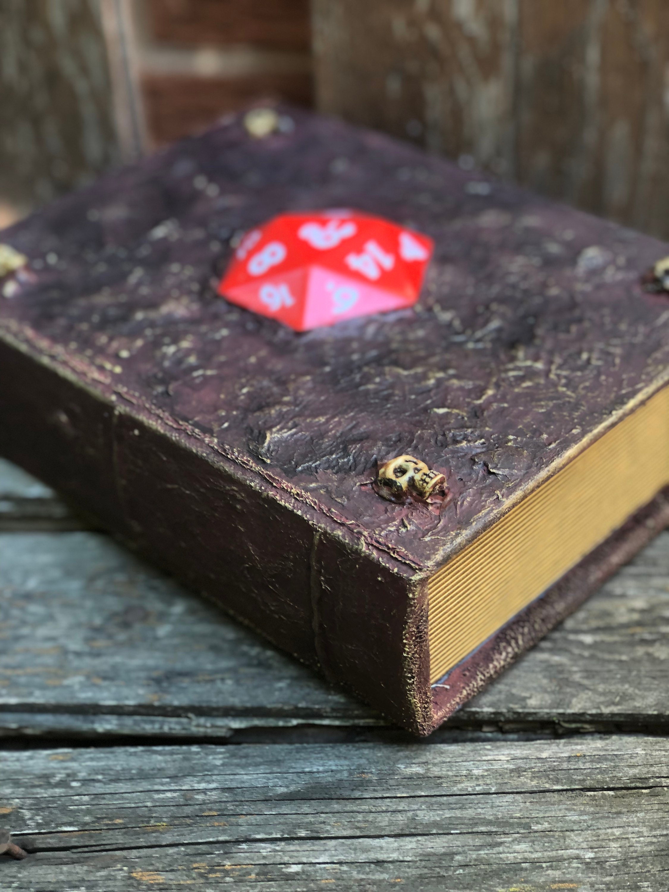Dice Tray Spellbook Wizards Library Dicetray/diorama - Etsy