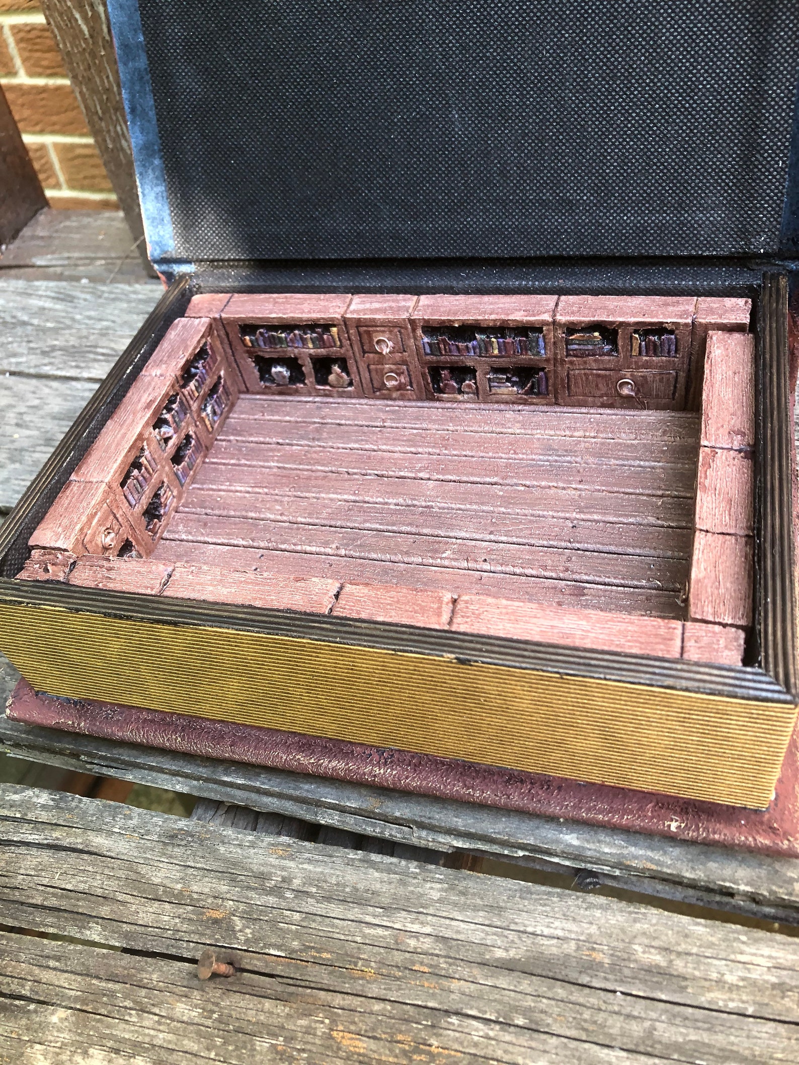 Dice Tray Spellbook Wizards Library Dicetray/diorama - Etsy
