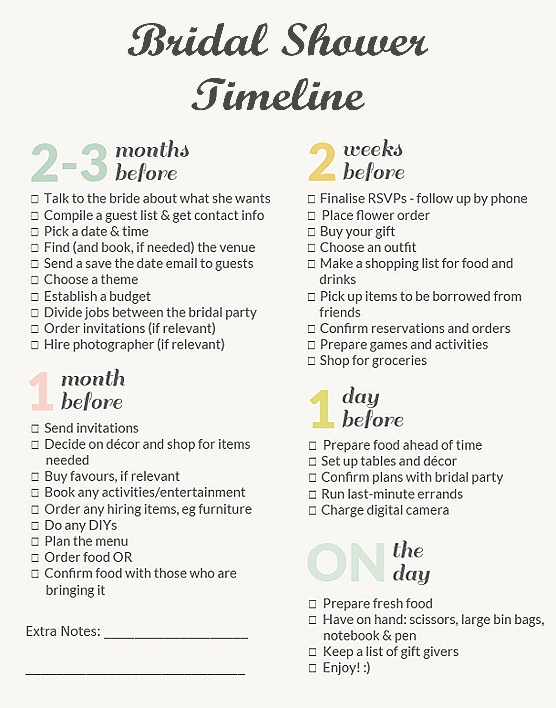 Bridal Shower Timeline Checklist Etsy bridal-shower-timeline-checklist-etsy