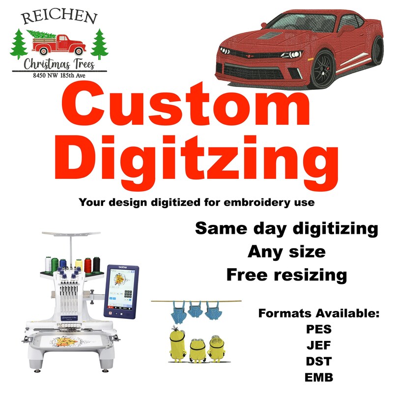 Digitizing - Etsy