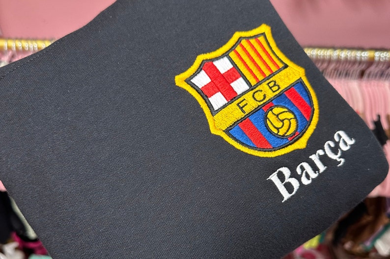 Barca Embroidery Design - Etsy