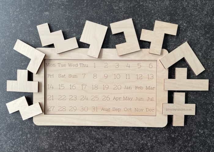 Rectangular Calendar Puzzle With a New Challenge Every Day - Etsy