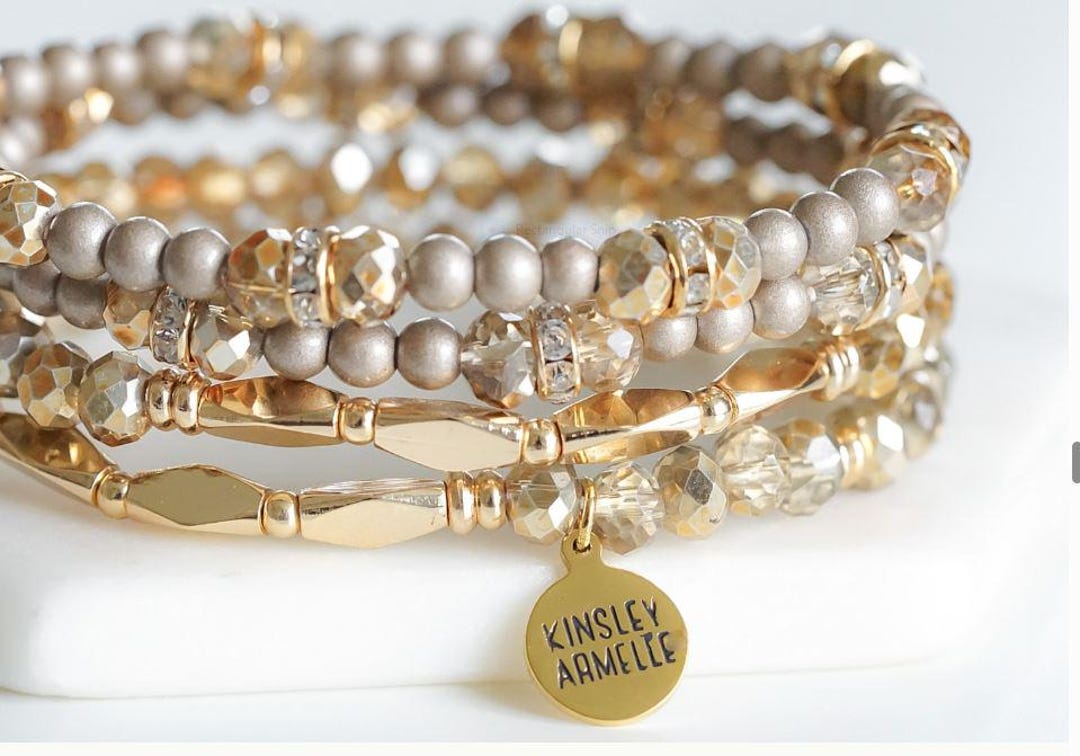 Kinsley Armelle Bracelet Set, Kami, Stretch, Natural Stone, Quality ...