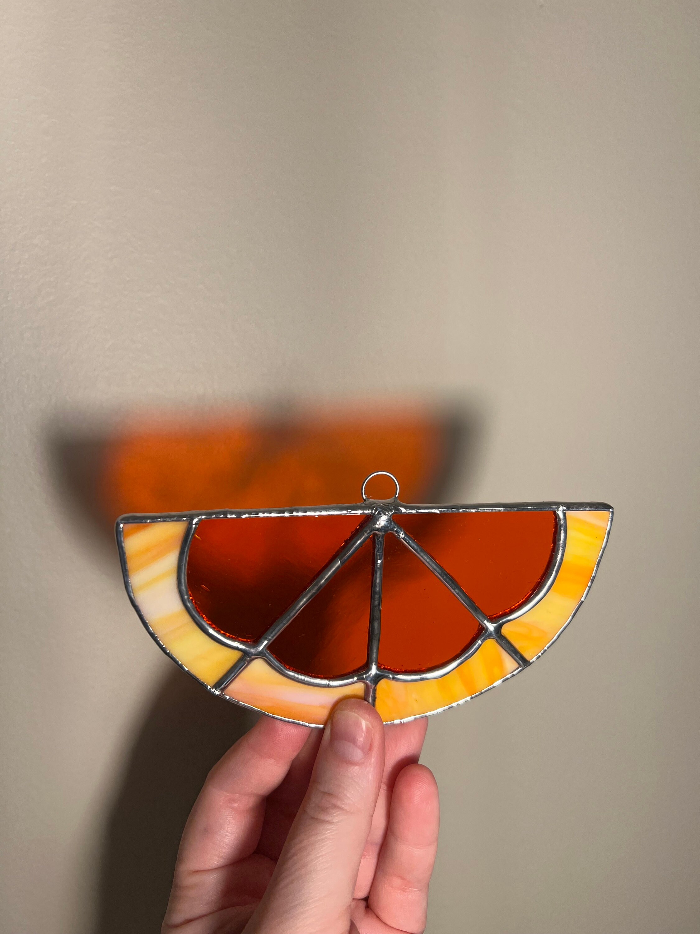 Stained Glass Fruit Slice - Etsy