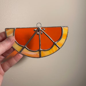 Stained Glass Fruit Slice - Etsy