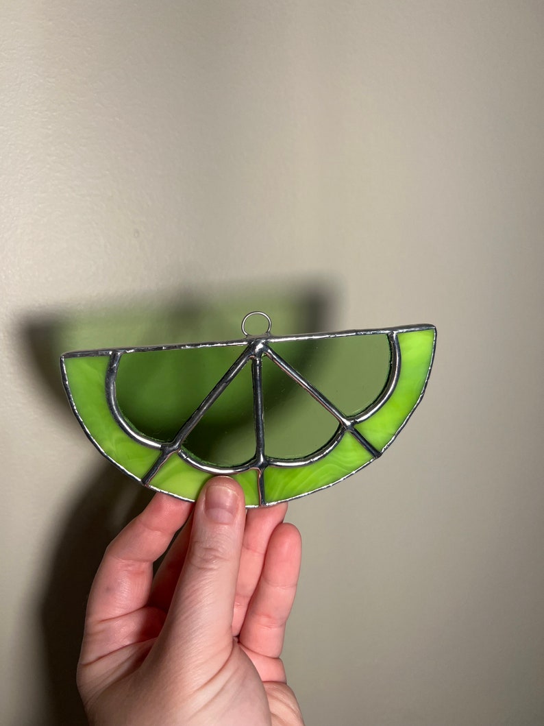 Stained Glass Fruit Slice - Etsy