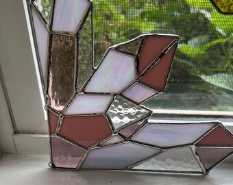 Stained Glass Corner Crystal | Etsy