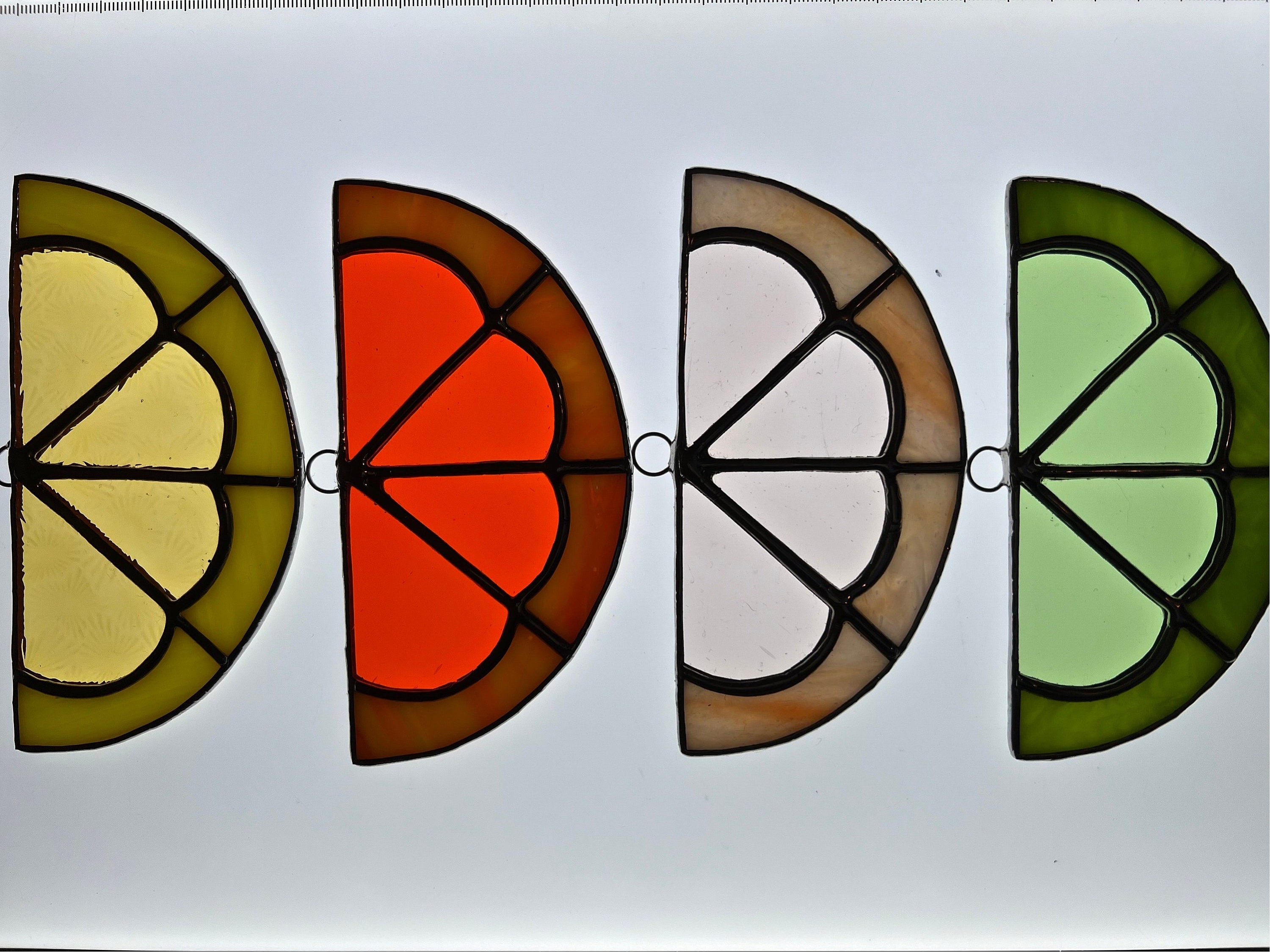 Stained Glass Fruit Slice - Etsy