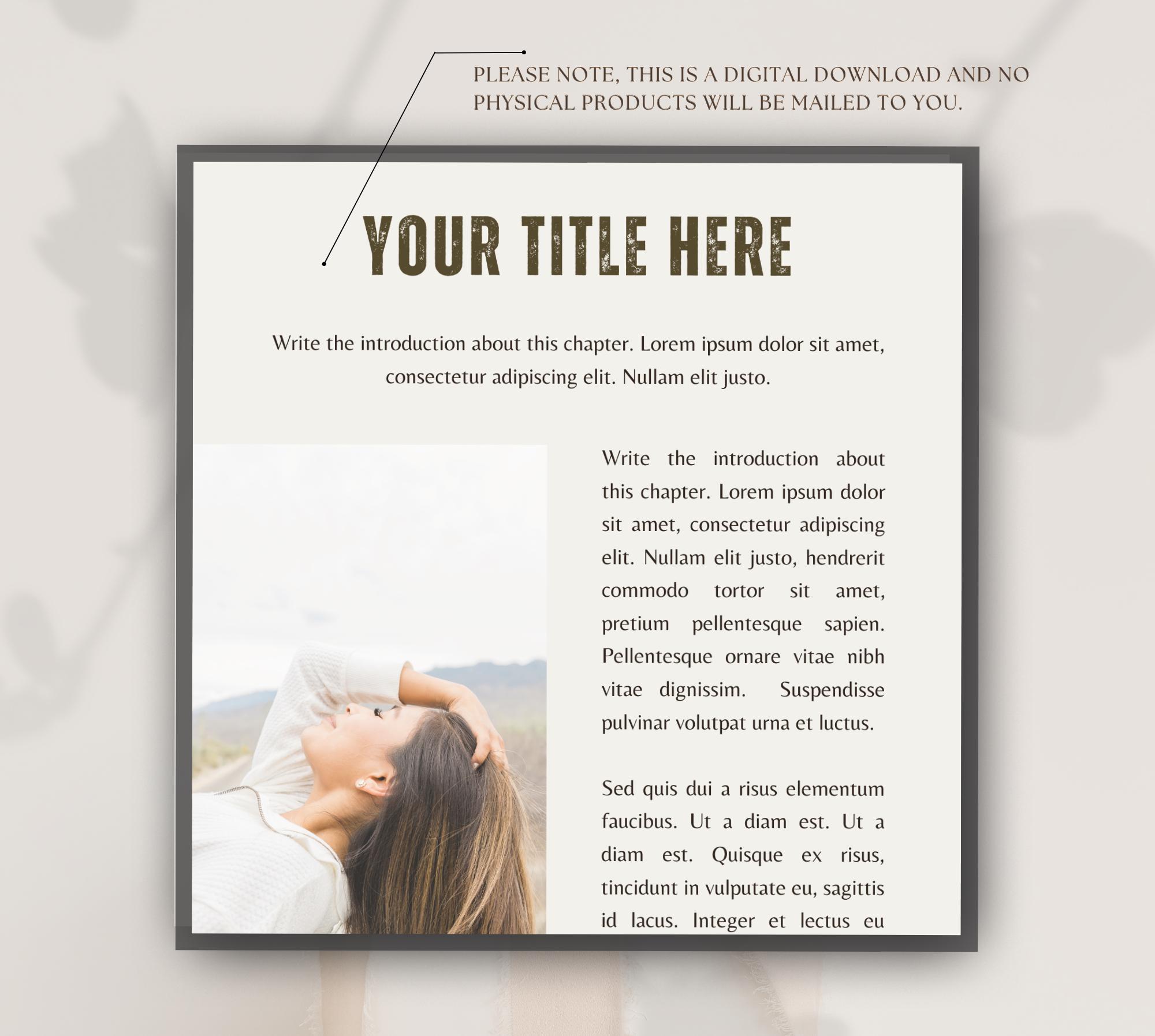 Ultimate Travel Book Template | Digital Trip Planner for Itineraries ...