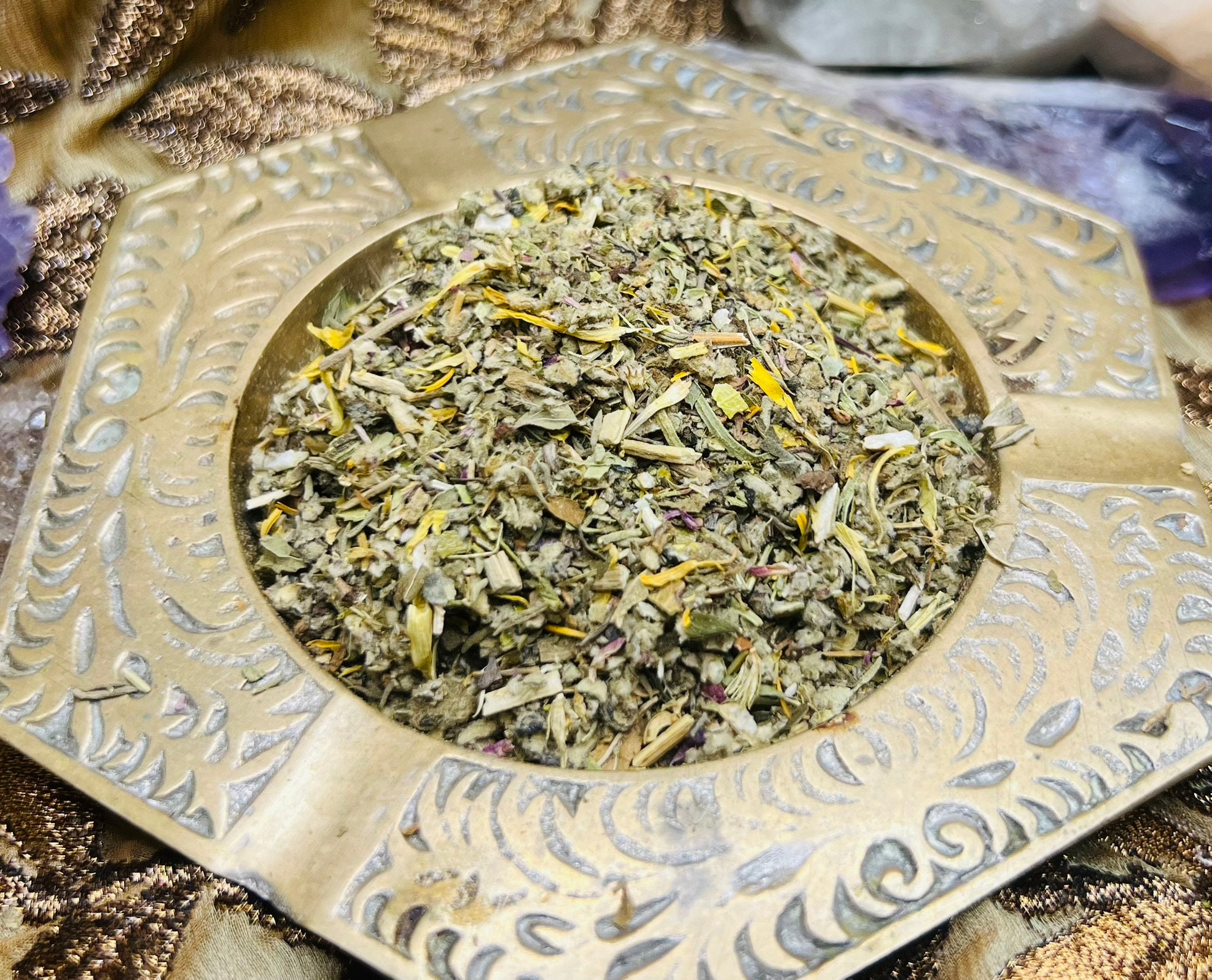 BREATHE FREE Herbal TEA, Smokers Tea, Herbal Blend, Loose Herbal Blend ...