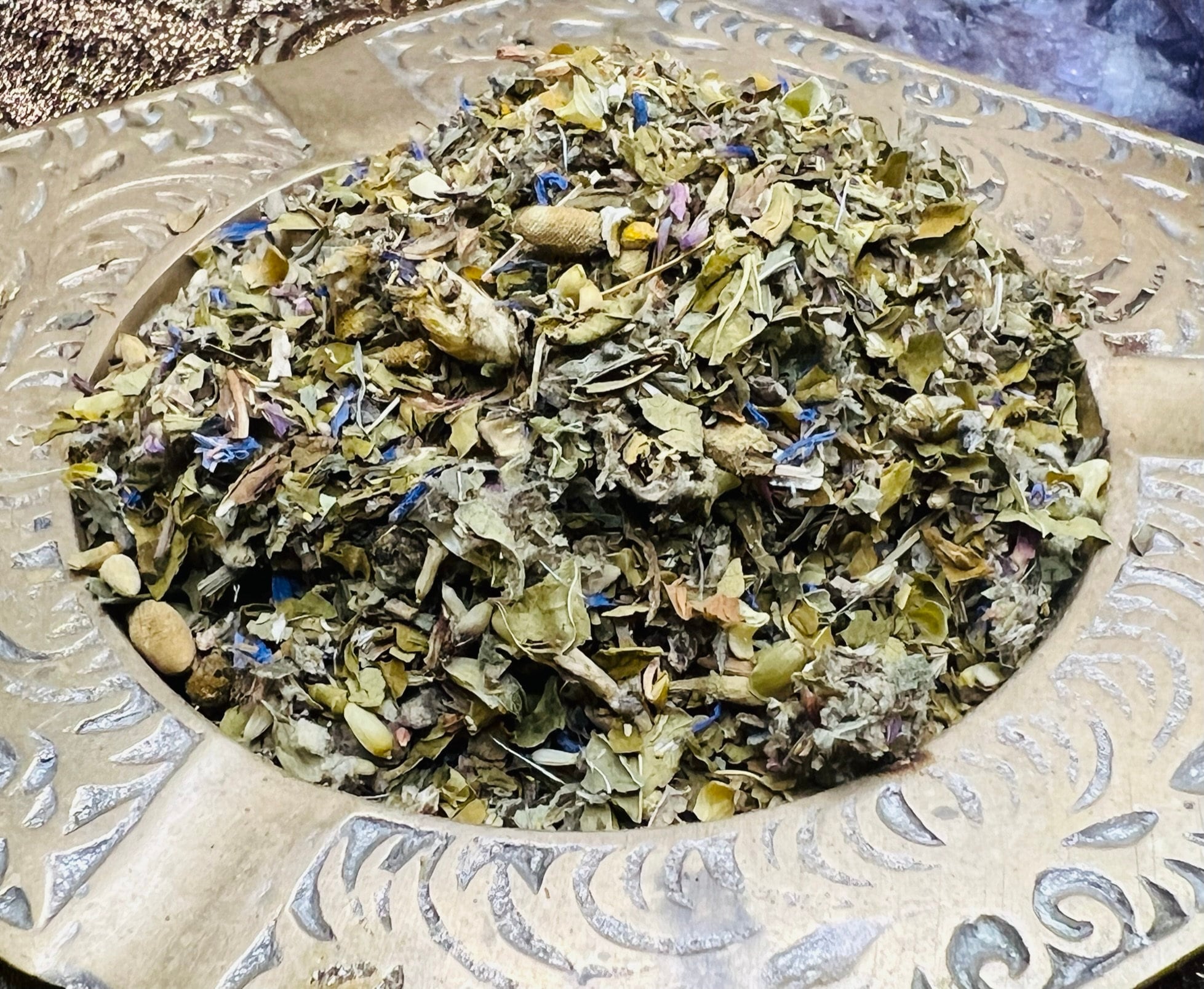 SERENE SPIRIT Herbal TEA, Smokers Tea, Herbal Blend, Loose Herbal Blend ...