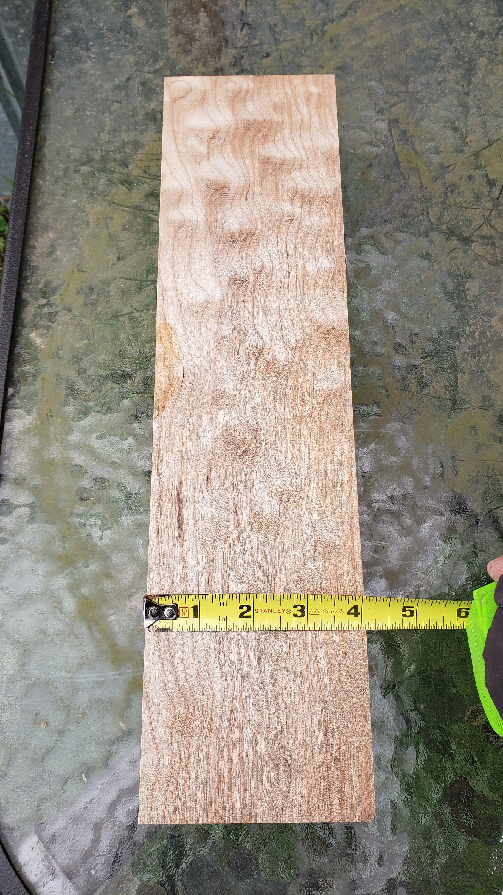 Quilted +curly Maple 1 Block. (B307) Free Shipping - Etsy