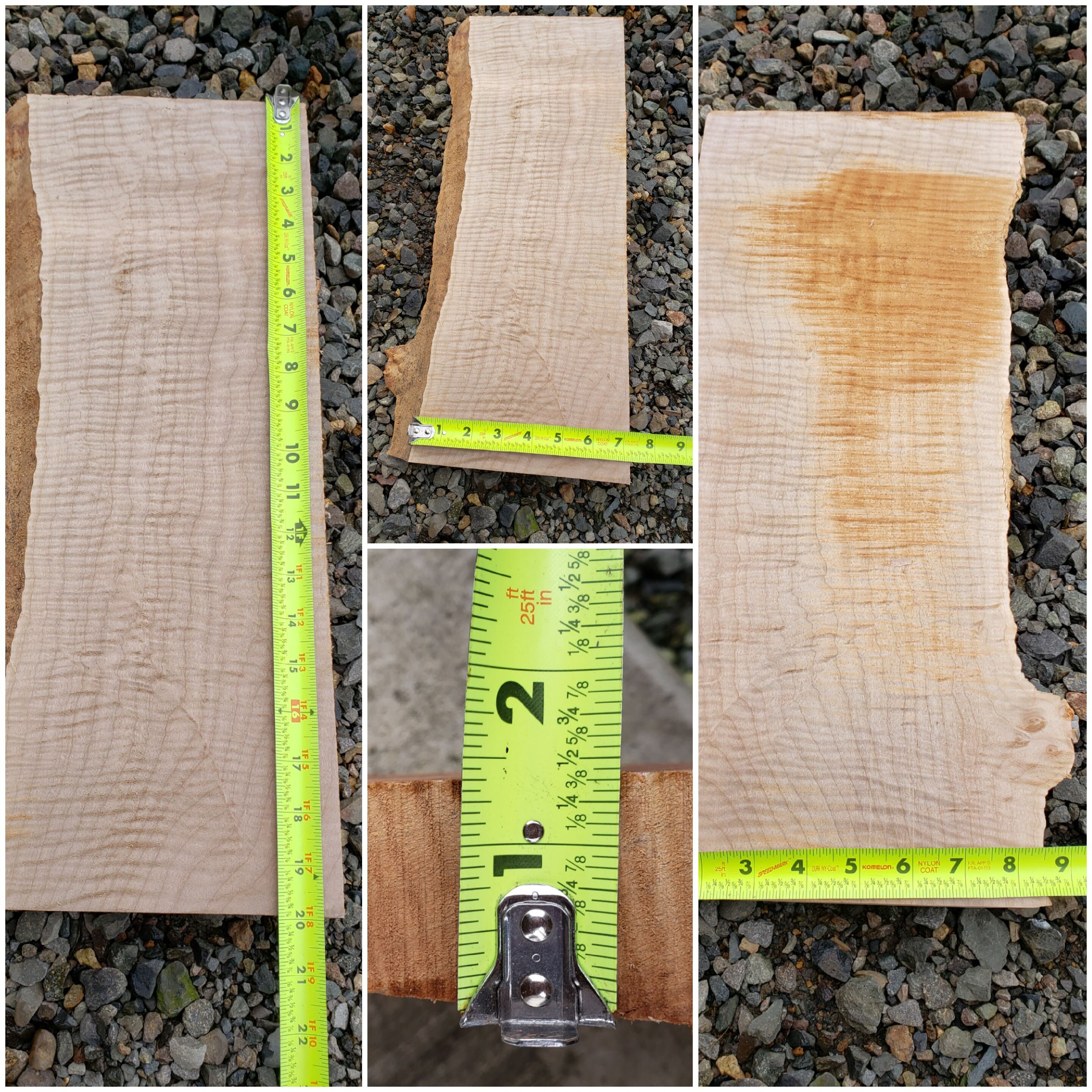 Curly Maple 1 Piece B364 - Etsy