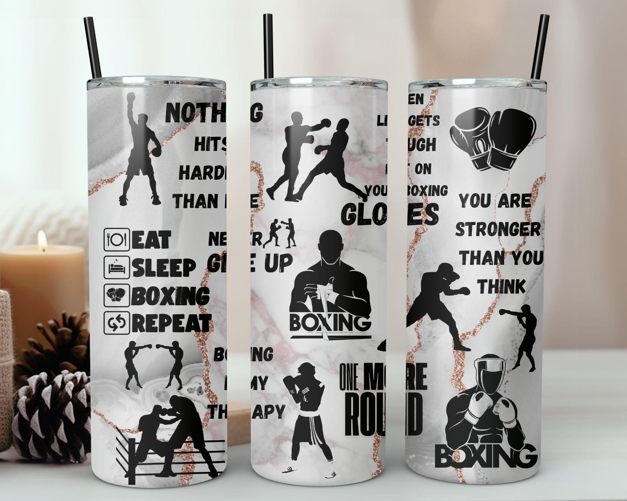 Boxing Tumbler Wrap PNG Design, Boxing 20oz Quencher Tumbler ...