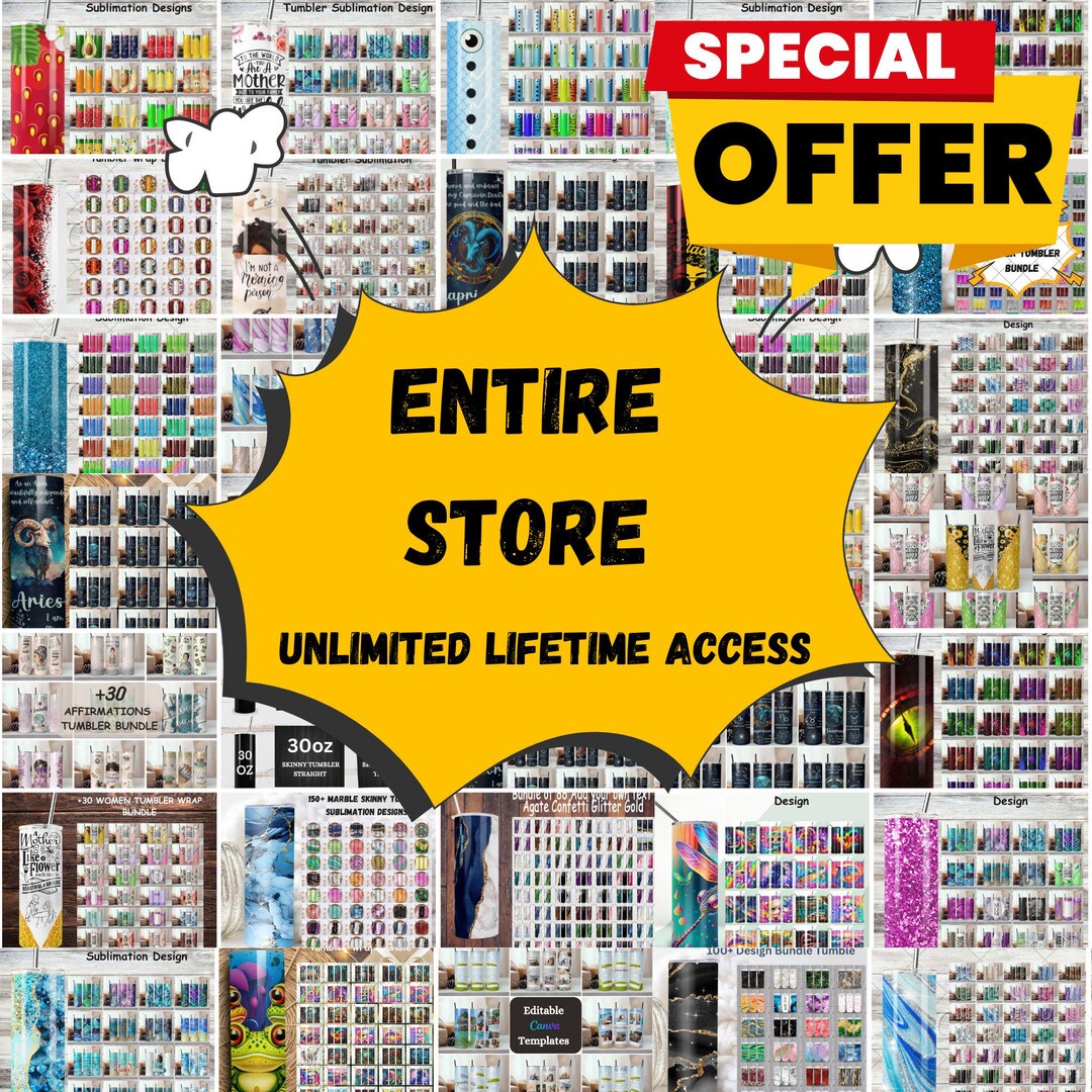 Ultimate Mega Design Tumbler Wrap Bundle, Ultimate Tumbler Wrap Bundle ...