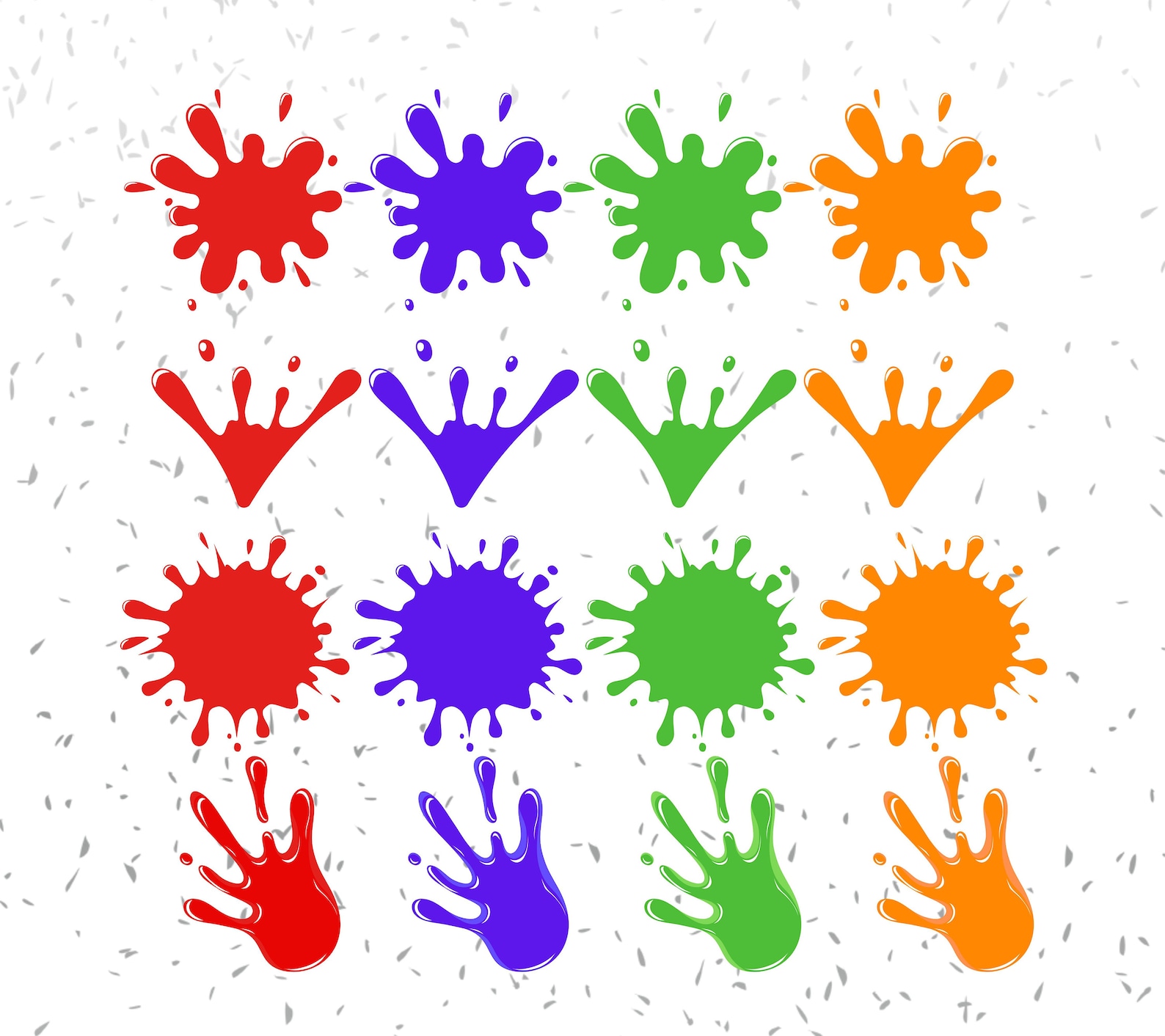 Paint Splatter SVG, Splatter Bundle, Paint Splats SVG, Paint Svg ...