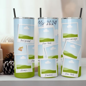 Fully Editable Canva Tumbler Template With Pictures and Custom Text ...