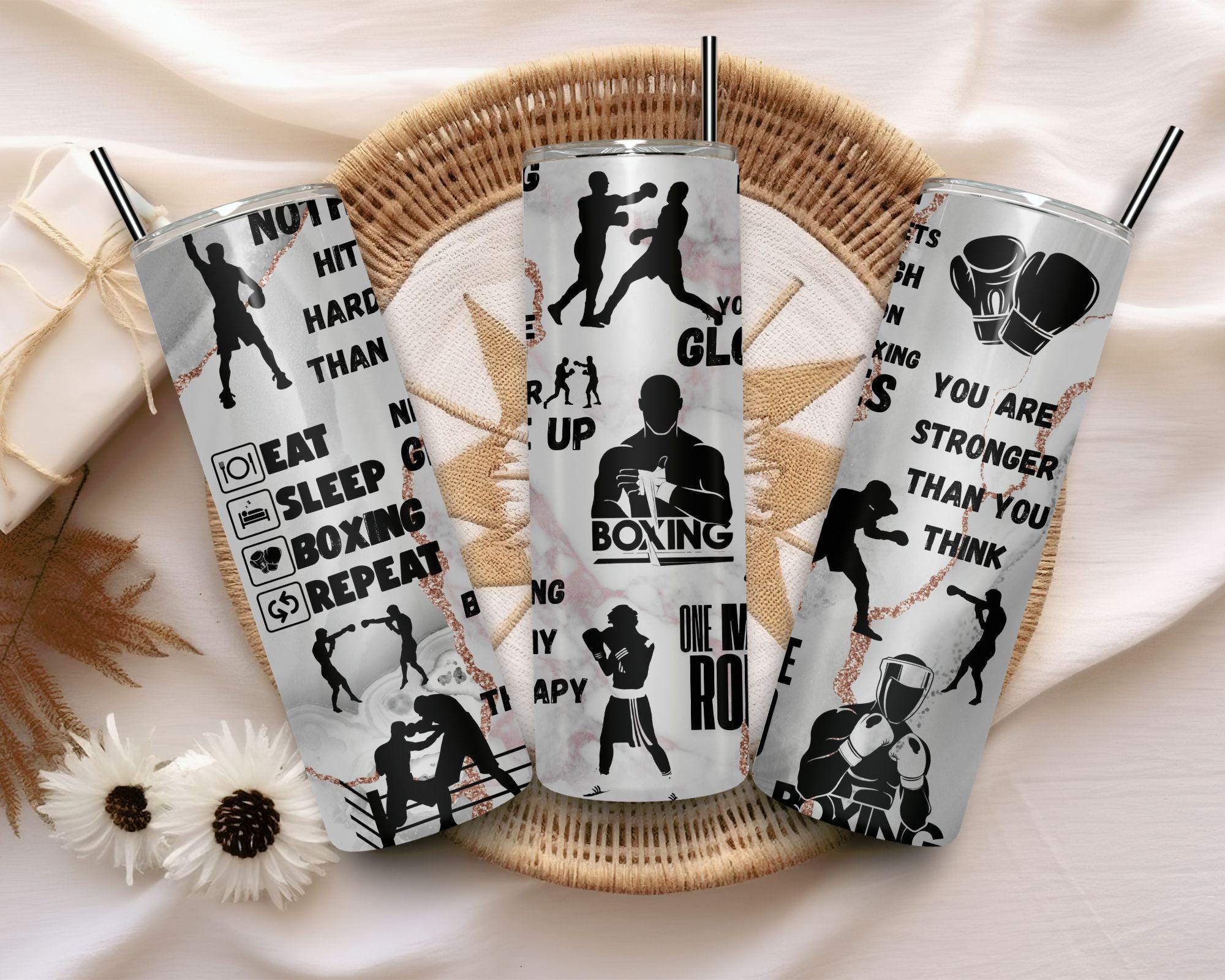 Boxing Tumbler Wrap PNG Design, Boxing 20oz Quencher Tumbler ...