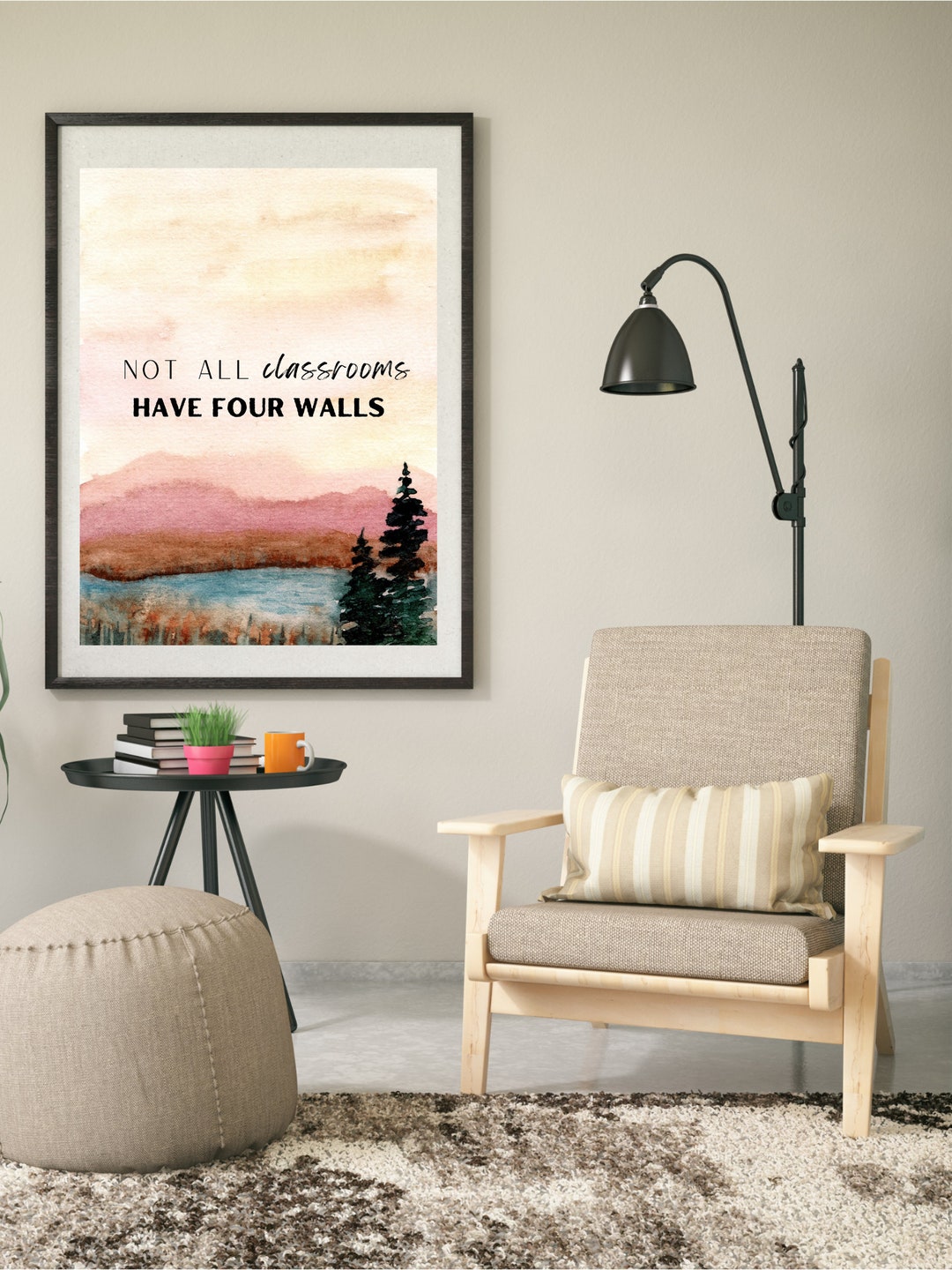 Not All Classrooms Have Four Walls--homeschool Printable Quote - Etsy