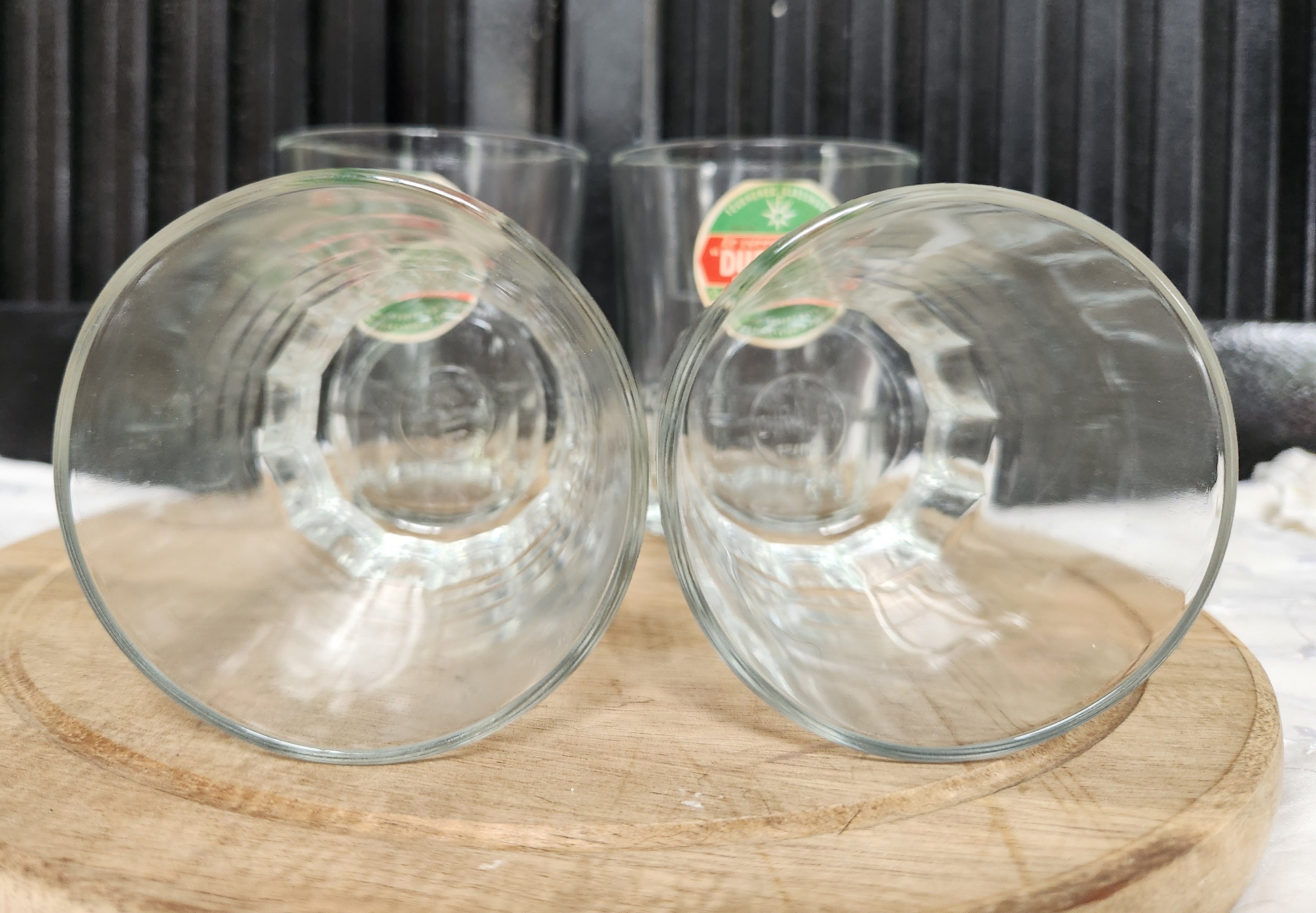 Vintage Duralex Glasses French Glassware Set of 4 - Etsy