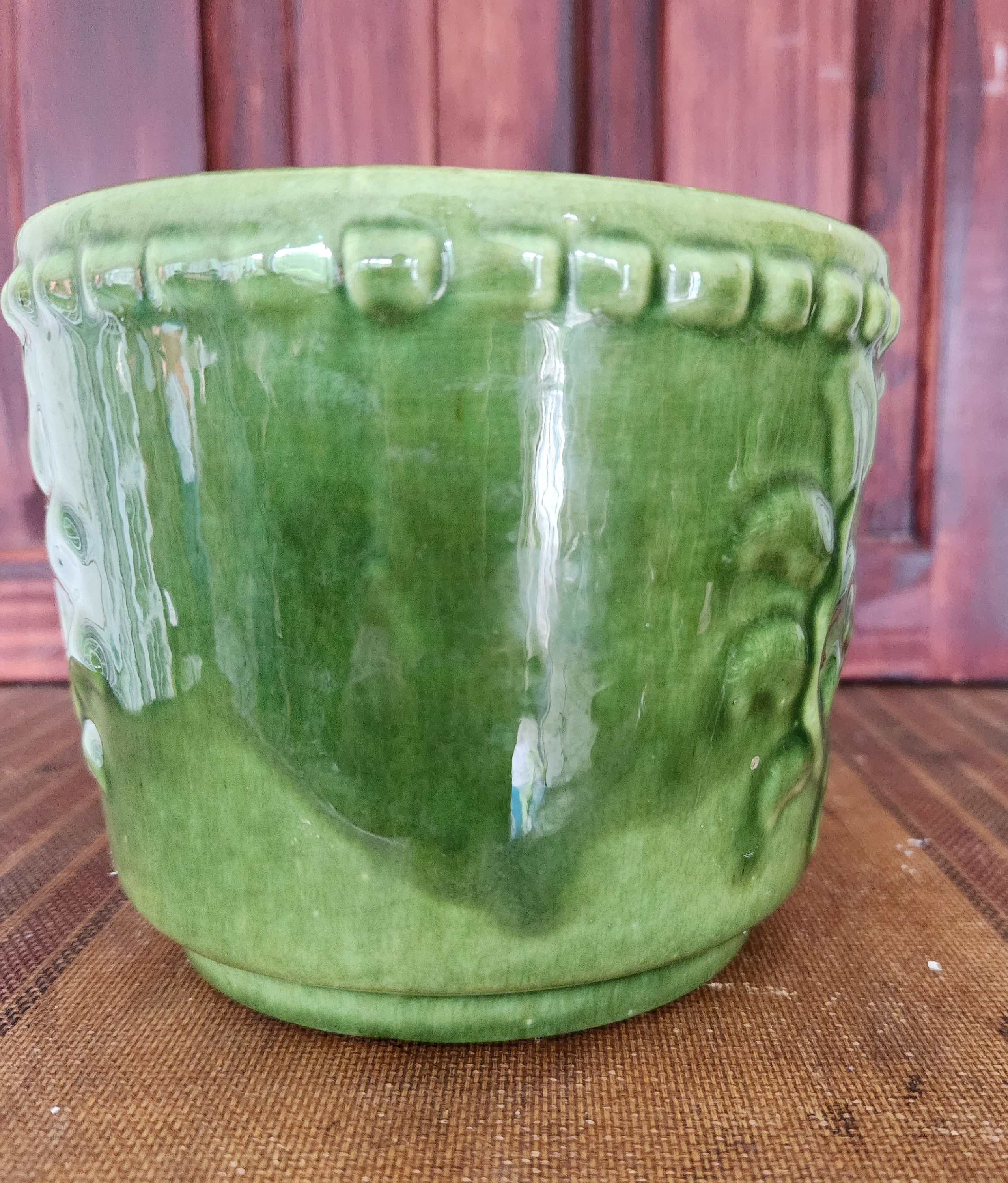 Vintage Haegar Planter, Fern Agate - Etsy