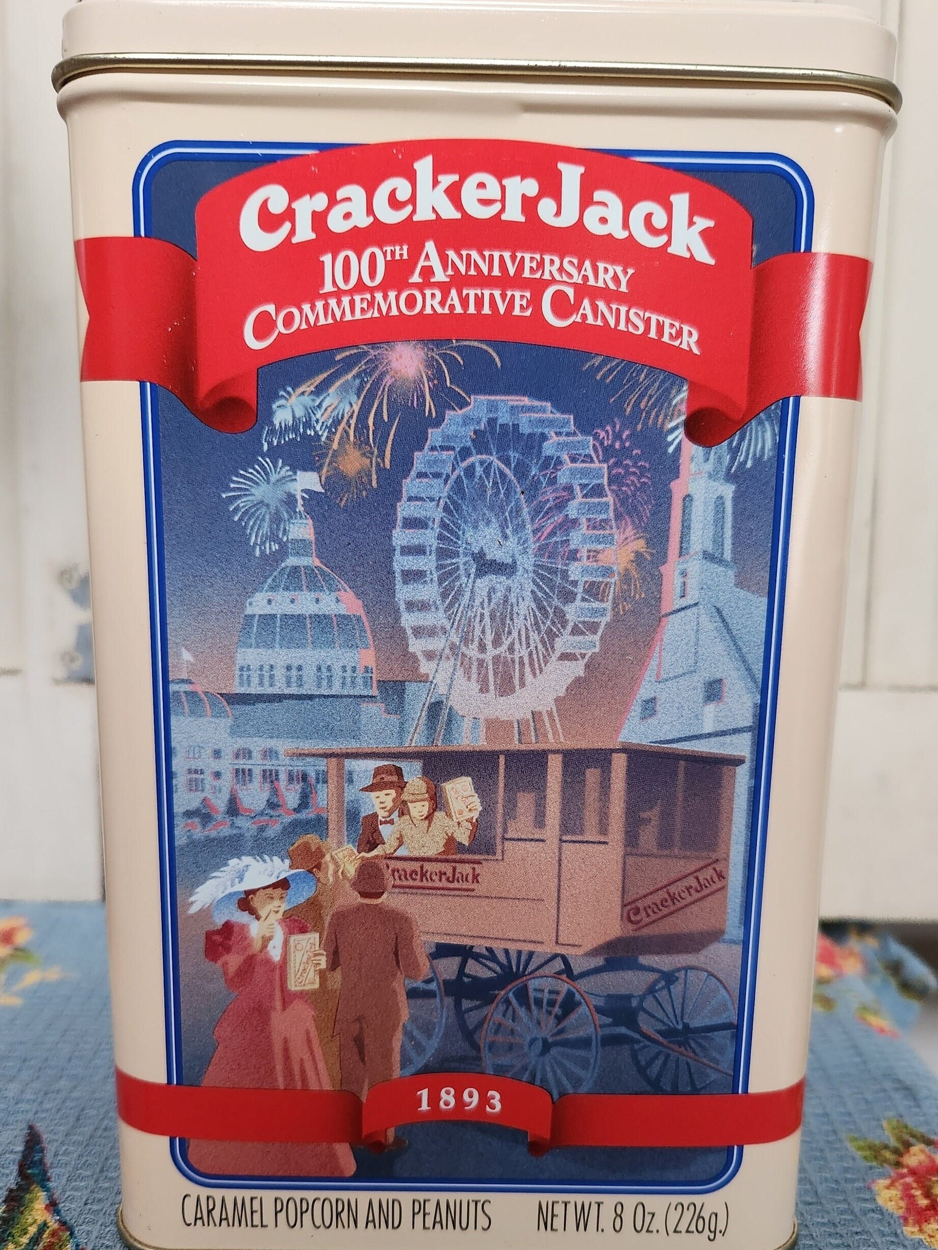 Vintage Commemorative Cracker Jacks Tin - Etsy