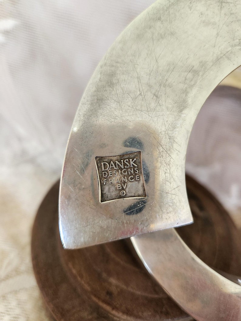 Vintage DANSK France Spiral Silverplate Candle Holder - Etsy
