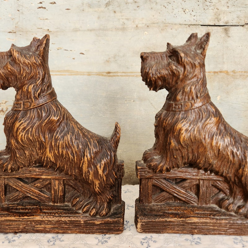 Dog Book Ends - Etsy