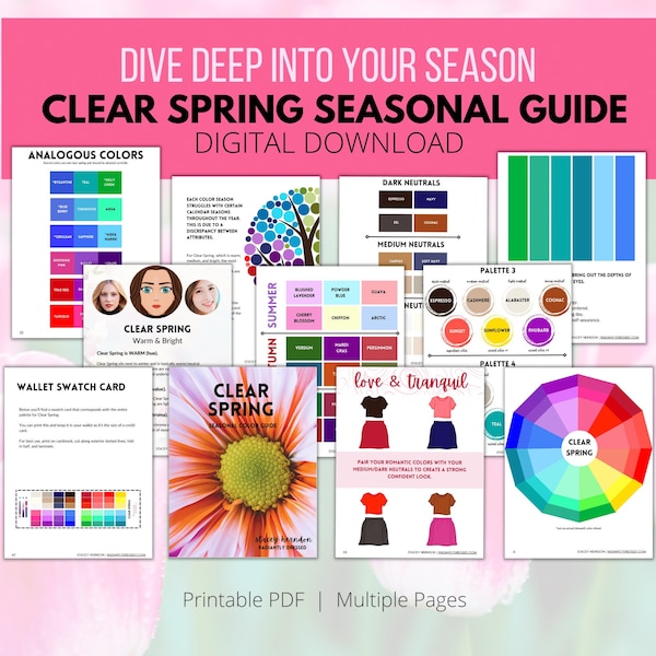 Spring Color Palette - Etsy