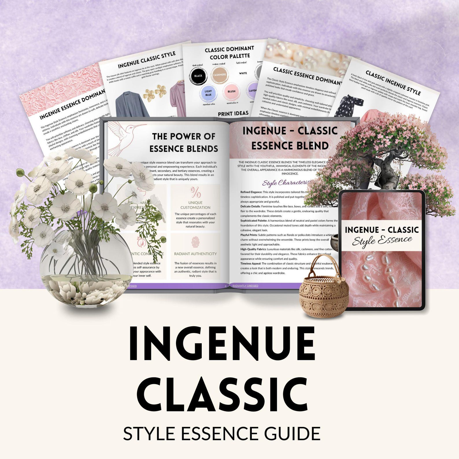 Ingenue Classic Style Essence Guide: Personalized Wardrobe (PDF) - Etsy