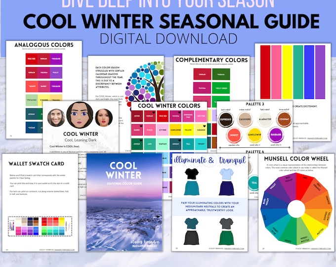 Cool Winter Seasonal Guide/ Cool Winter/ Printable E-book/ Digital ...