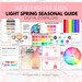 Light Spring Seasonal Guide/ Light Spring Color Guide/ E-book Color ...