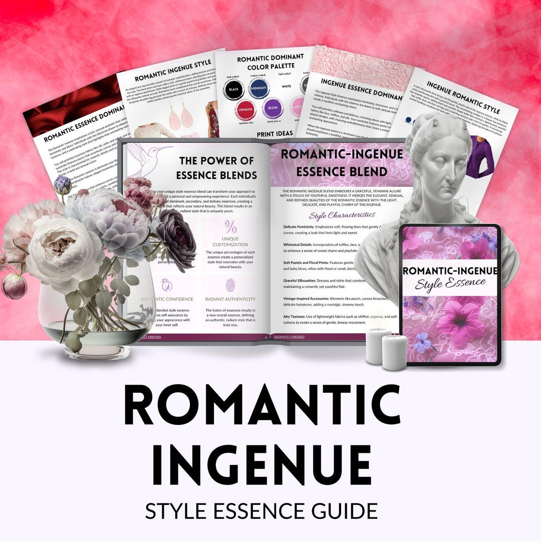 Romantic Ingenue Essence Guide - STYLE GUIDE PDF - 7 Style Essences ...