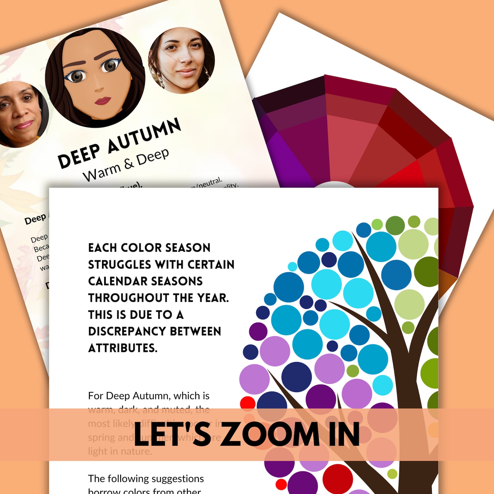 Deep Autumn Seasonal Color Guide/ E-book/ Digital Color Guide ...