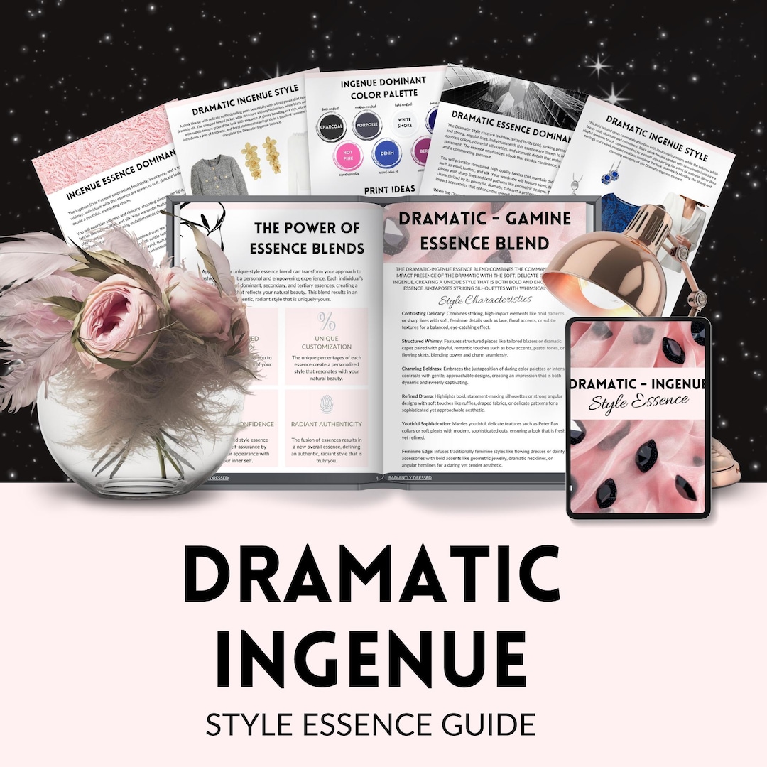 Dramatic Ingenue Essence Guide - STYLE GUIDE PDF - 7 Style Essences ...