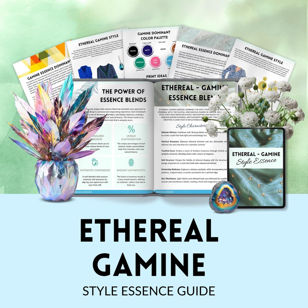 Ethereal Gamine Style Guide: Wardrobe & Fashion (PDF) - Etsy