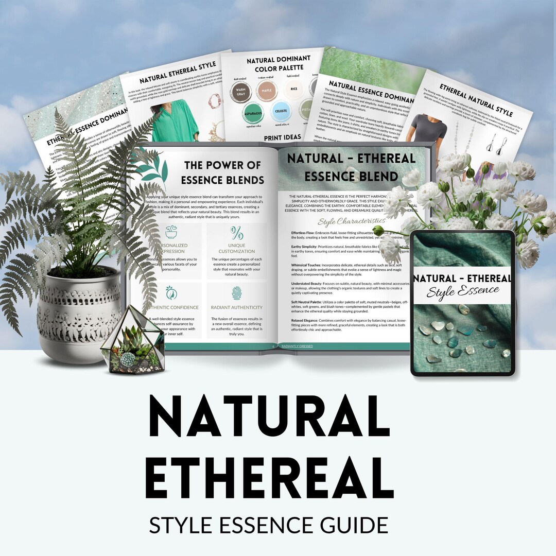 Natural Ethereal Style Guide: Personalized Wardrobe (PDF) - Etsy