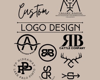 Custom Logo Design Suite Cattle Brand Included Digital Western ...