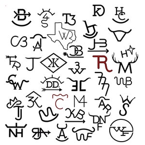 CUSTOM Cattle Brand Design Service - Etsy