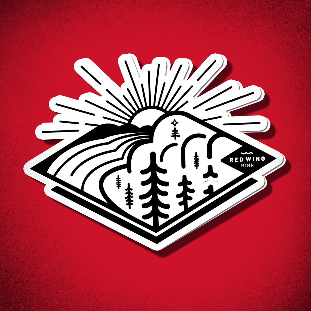 Sticker - Red Wing, MN, Bluff Vinyl - Etsy